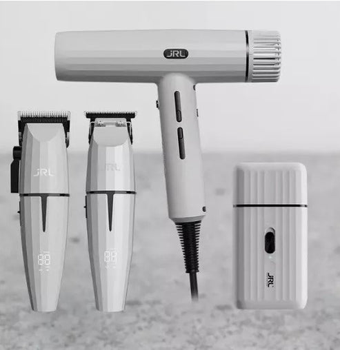 JRL Ghost Collection Clipper, Trimmer, Shaver & Hair Dryer White Editi ...